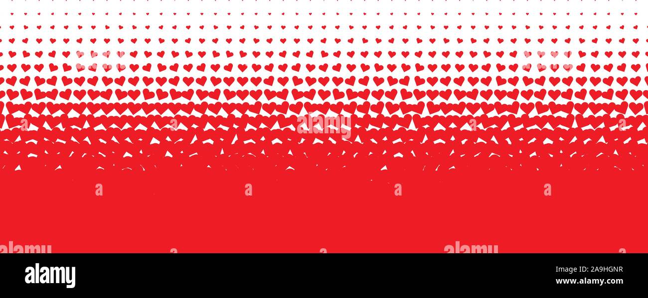 Valentine's Day background with simple heart shaped filter Stock Vector ...