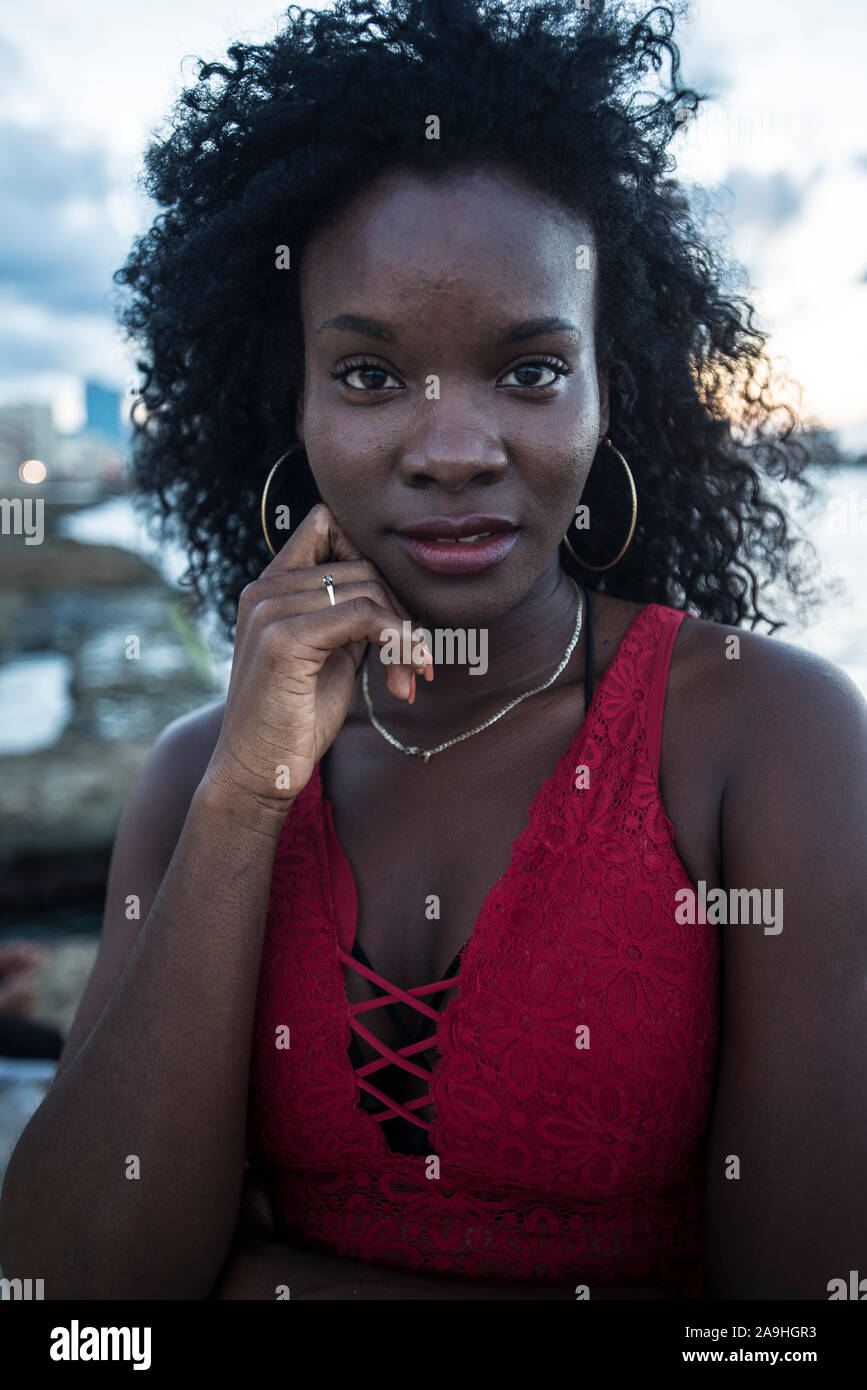 Beautiful afro cuban woman hi-res stock photography and images - Alamy