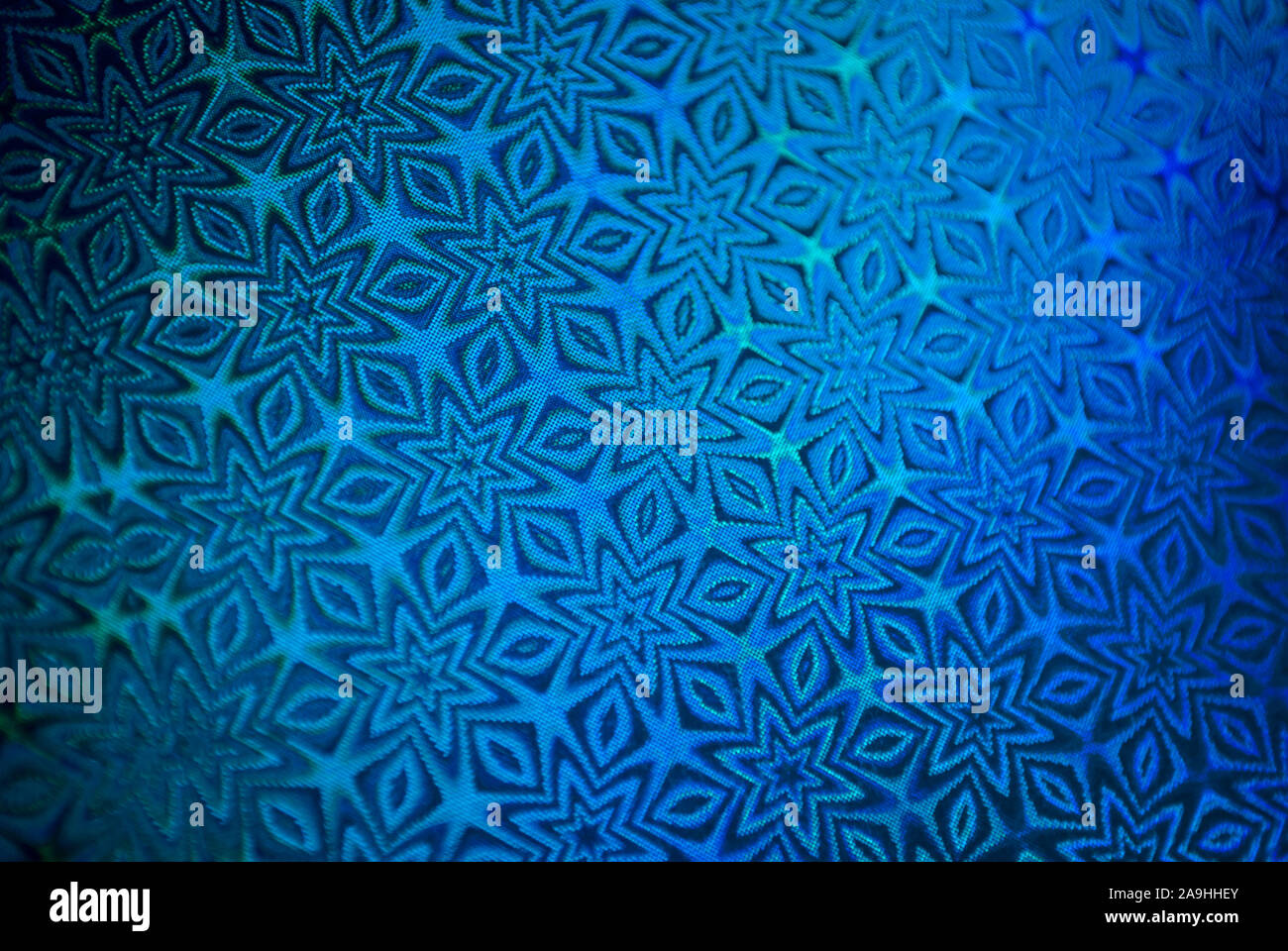 Festive full frame background of shiny blue star patterns Stock Photo ...