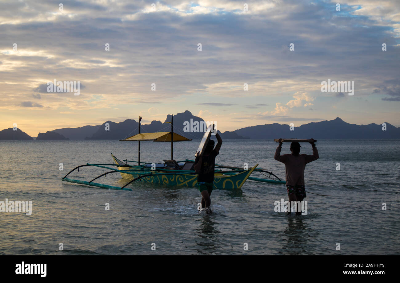 Two men on a dock hi-res stock photography and images - Alamy