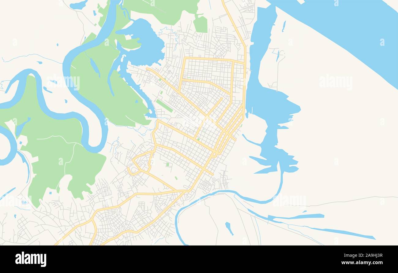 Iquitos Peru Map