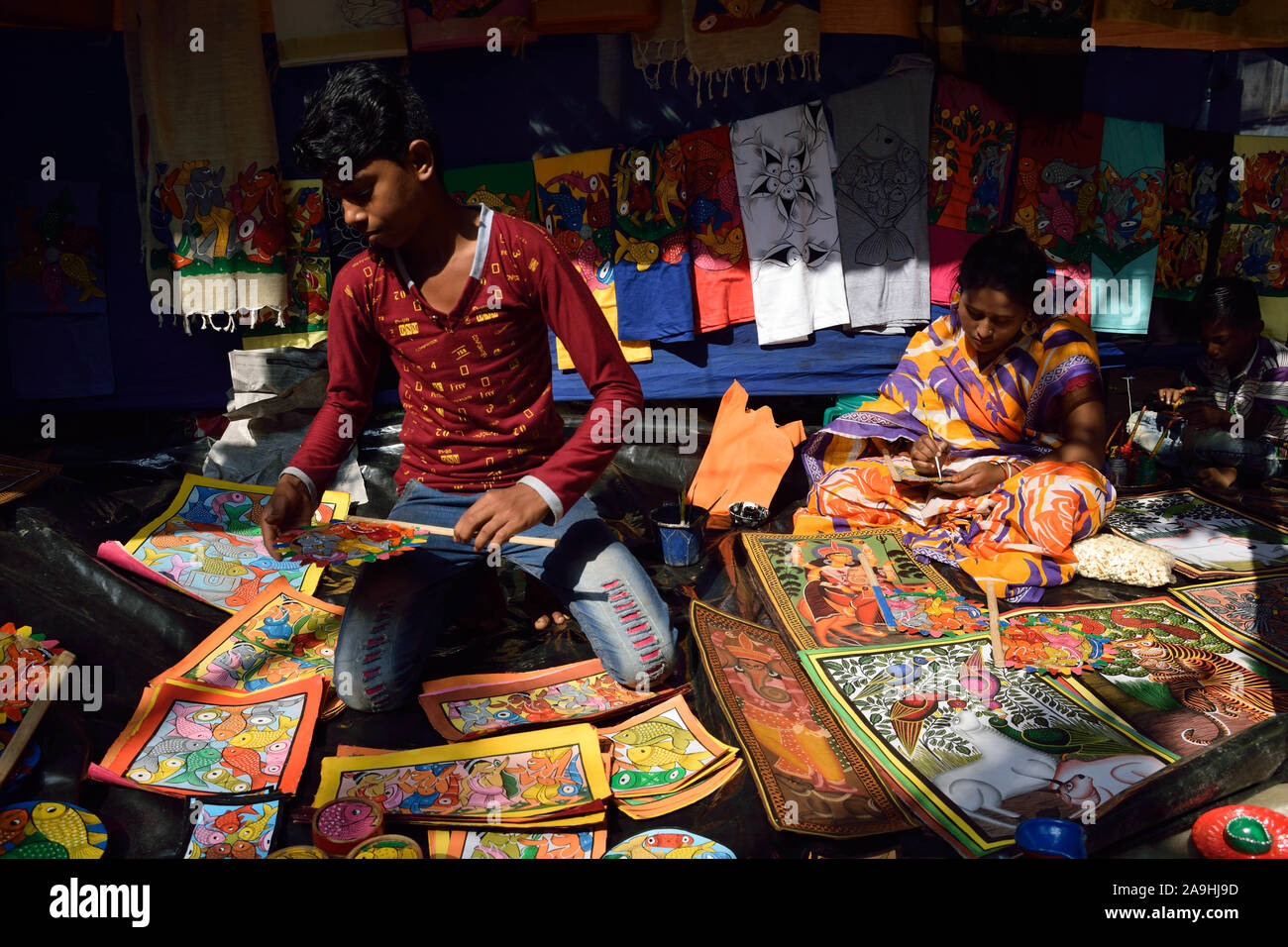 Patachitra hi-res stock photography and images - Alamy