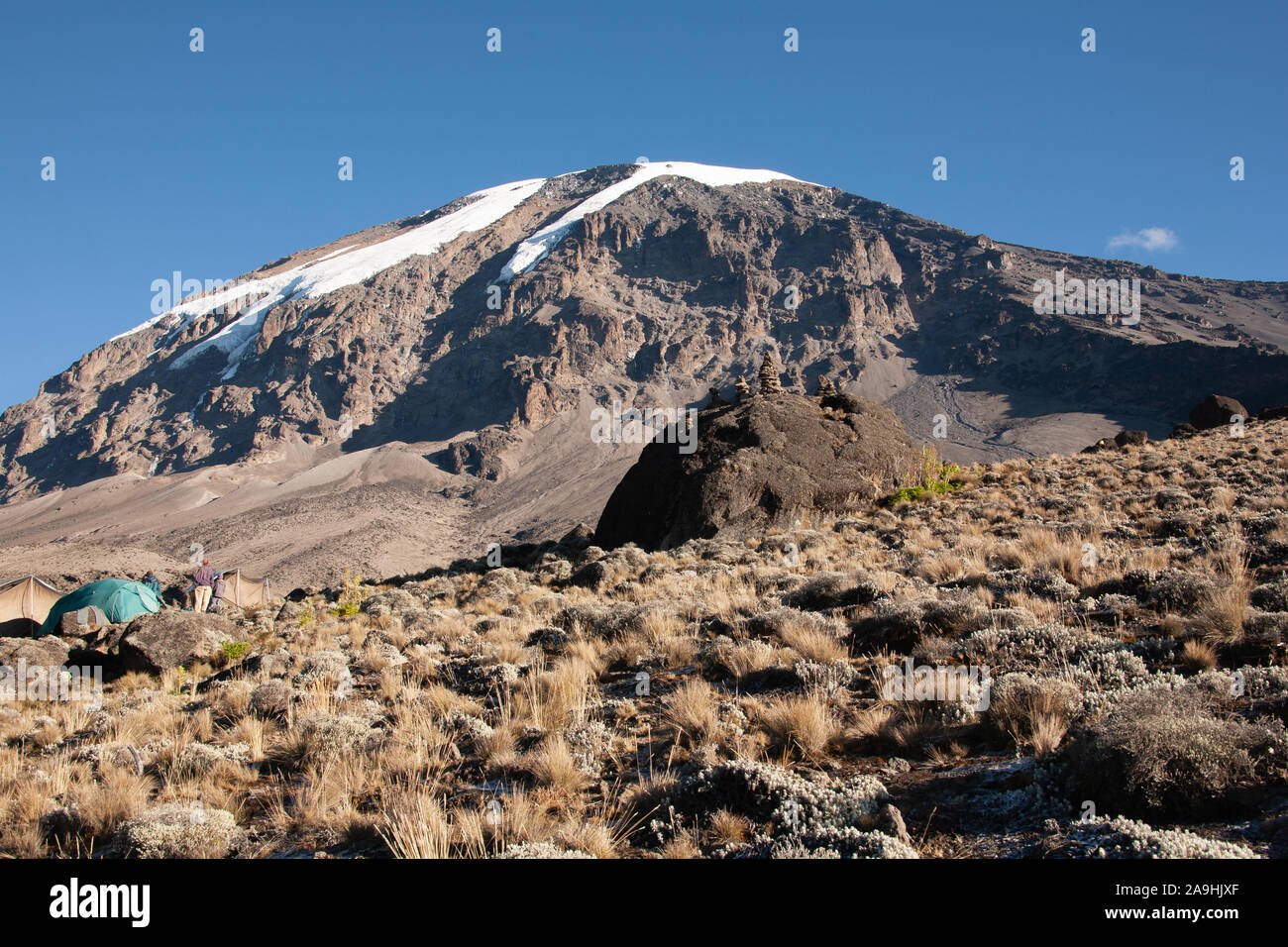 Kilimanjaro summit view uhuru peak hi-res stock photography and images - Alamy