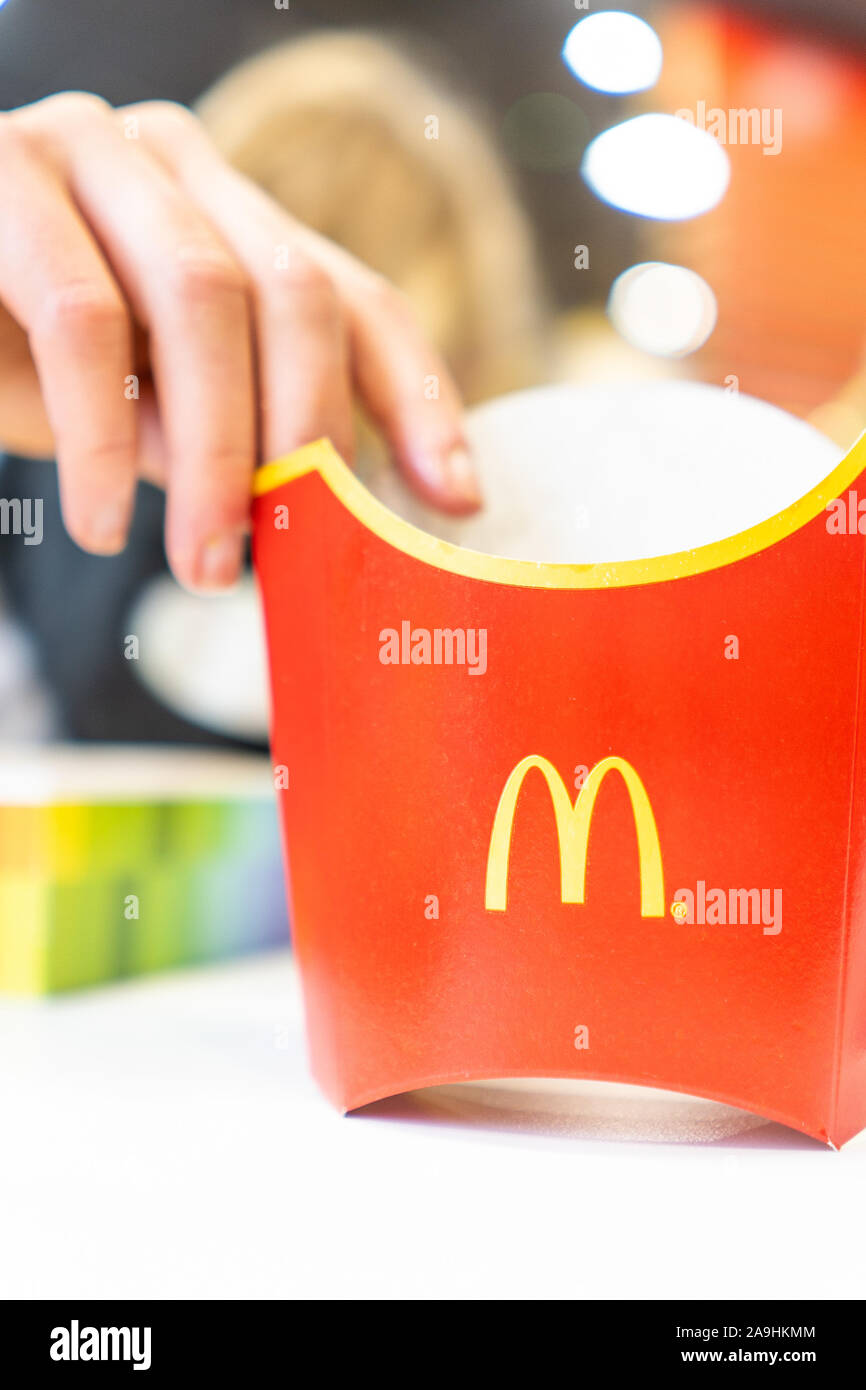 Mcdonalds Empty Fries Box