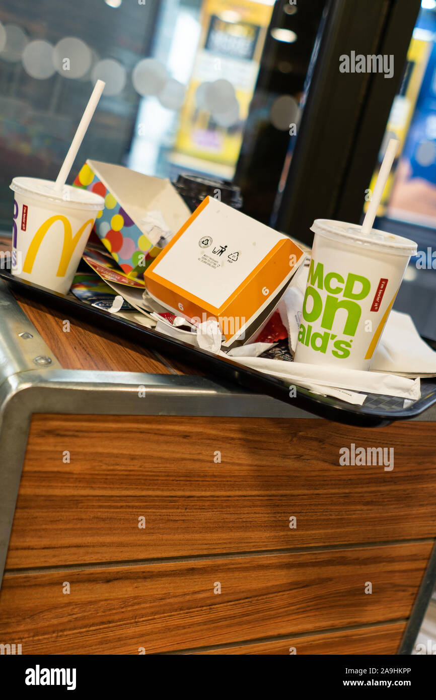 Food car mess hi-res stock photography and images - Alamy