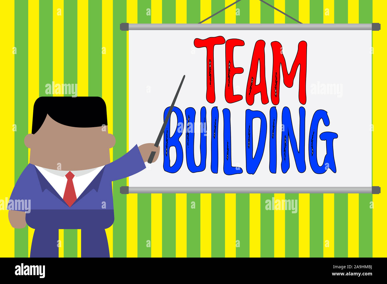 Word writing text Team Building. Business photo showcasing various ...