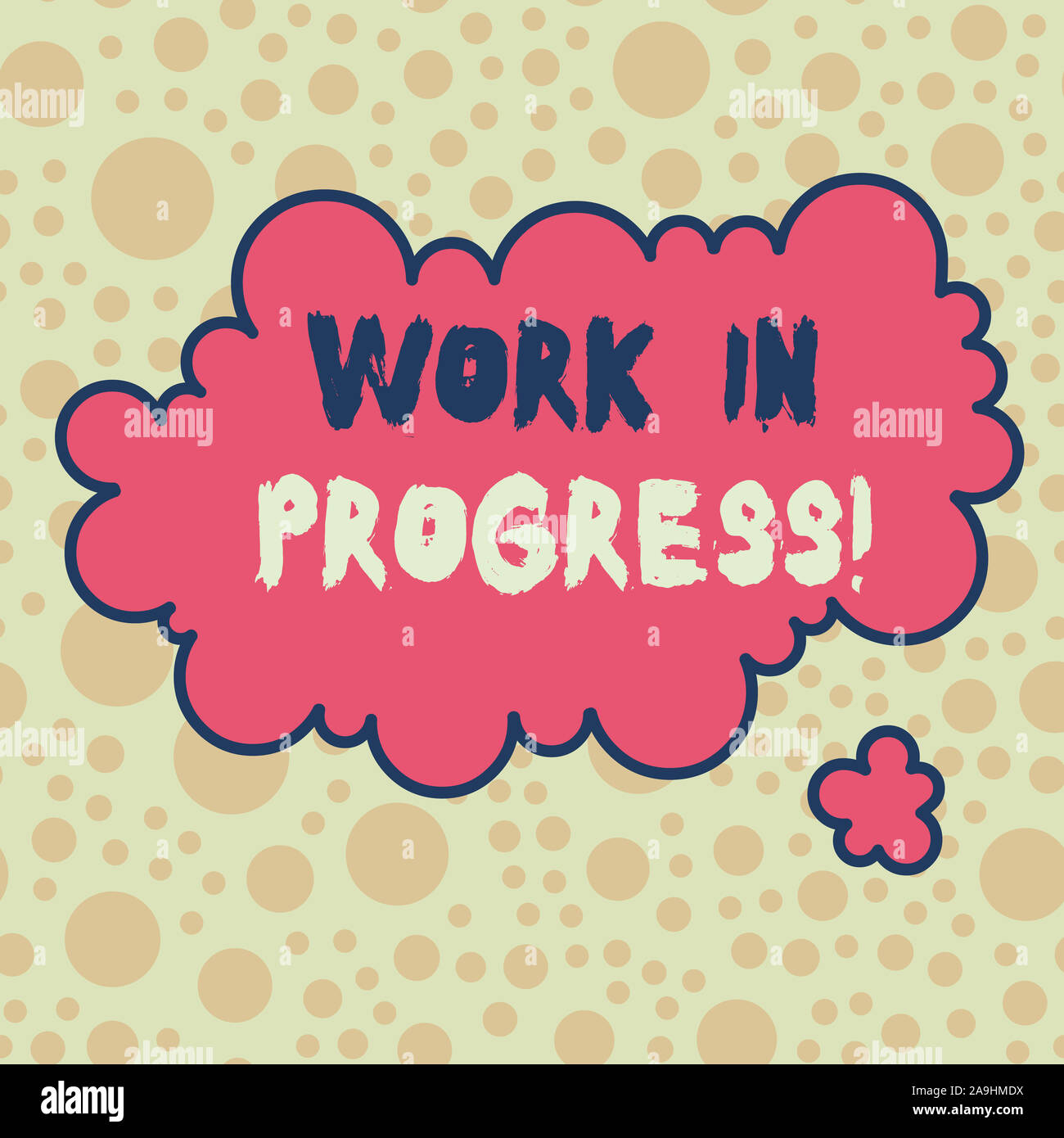 Conceptual hand writing showing Work In Progress. Concept meaning ...