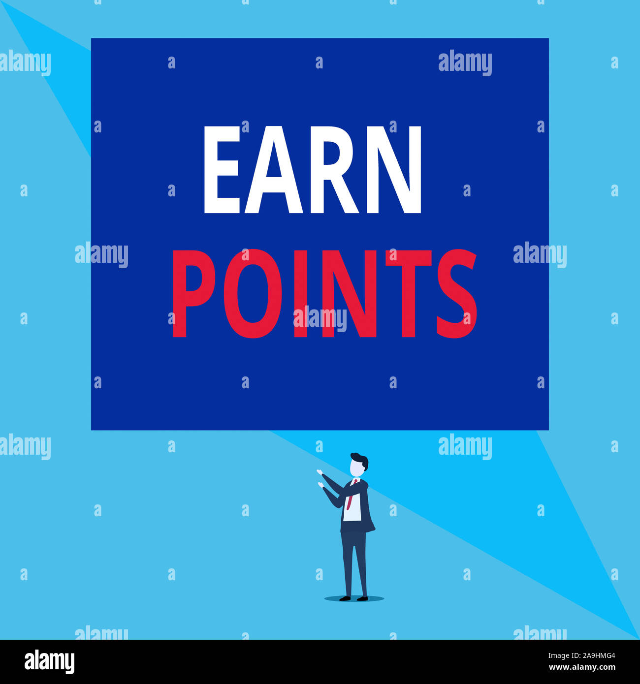 Writing note showing Earn Points. Business concept for getting praise ...