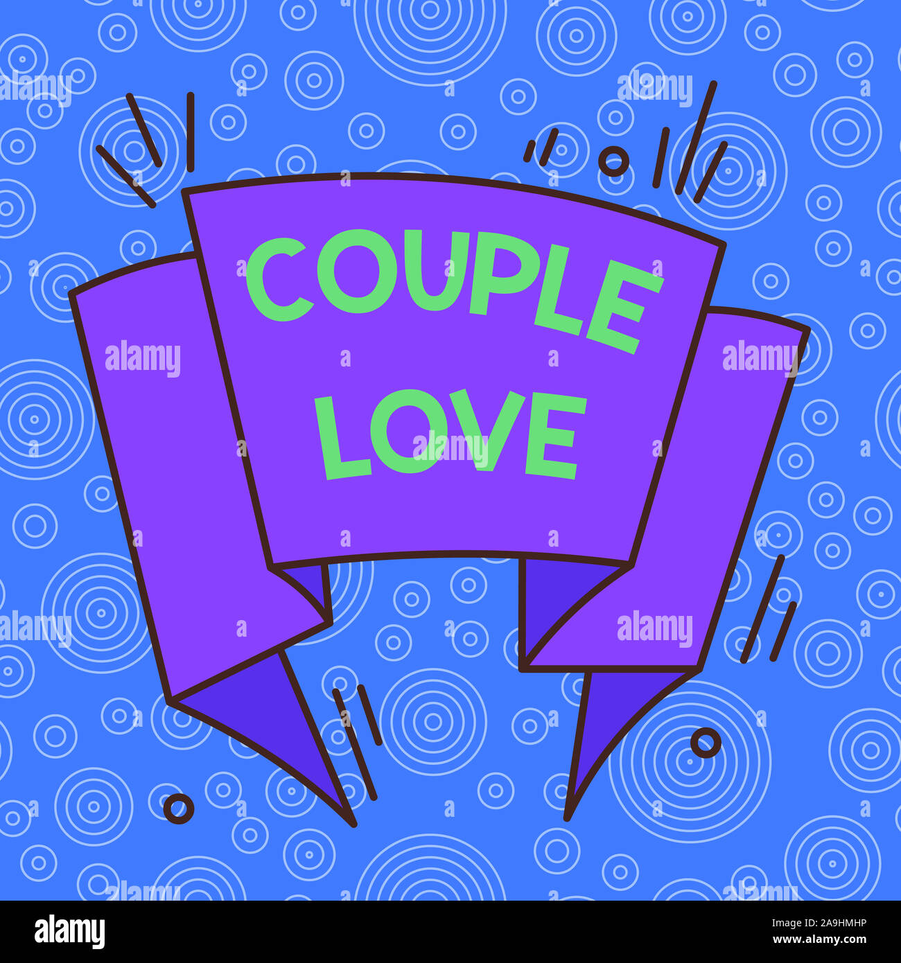 Handwriting text Couple Love. Conceptual photo two showing who love ...