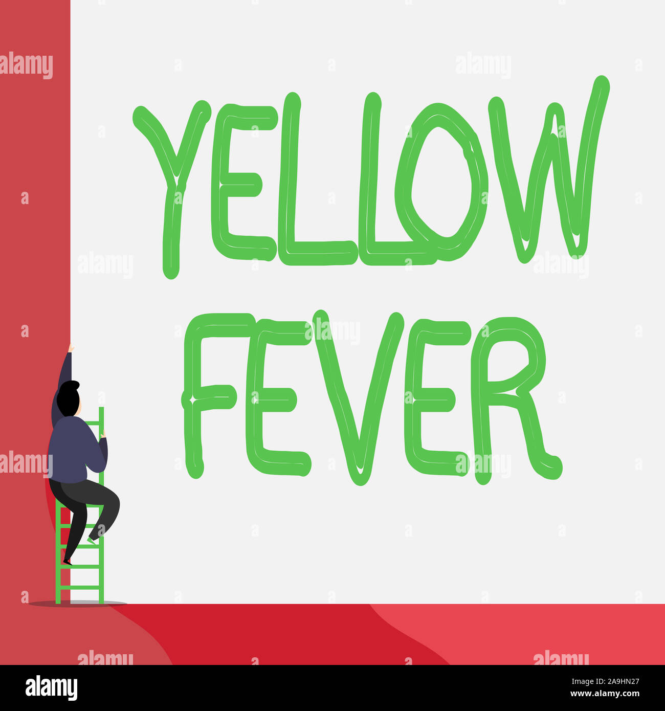 Text sign showing Yellow Fever. Business photo showcasing tropical ...