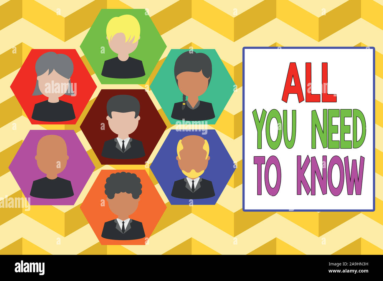 Writing note showing All You Need To Know. Business concept for Tell ...