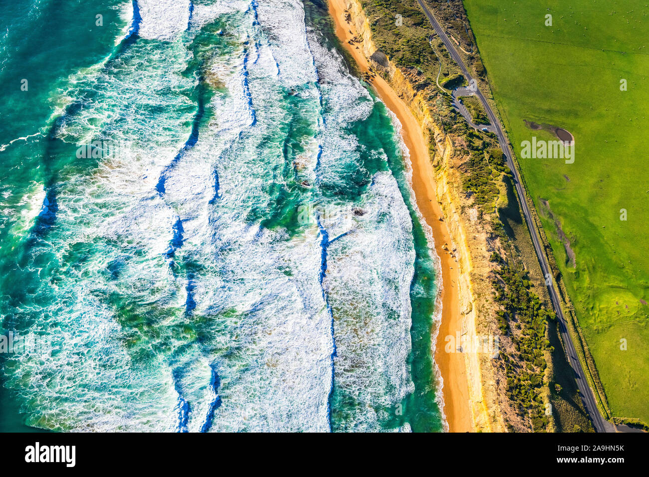 The Great Ocean Road passes majestic beaches and cliffs on Australia's ...