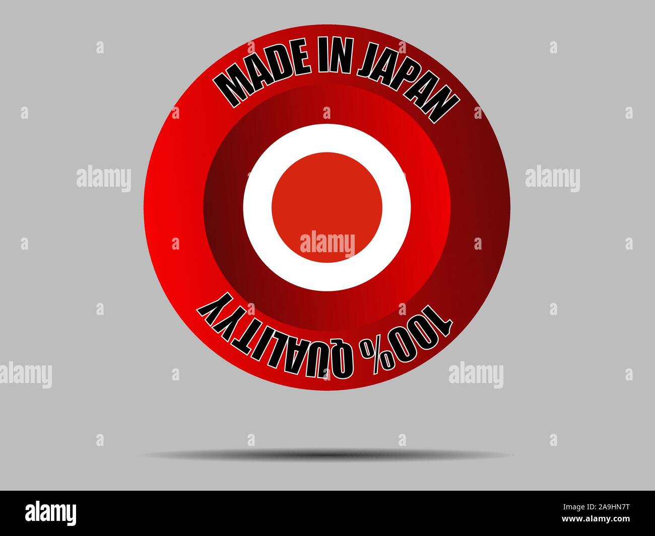 National flag of Japan . original colors and proportion. Simply vector ...