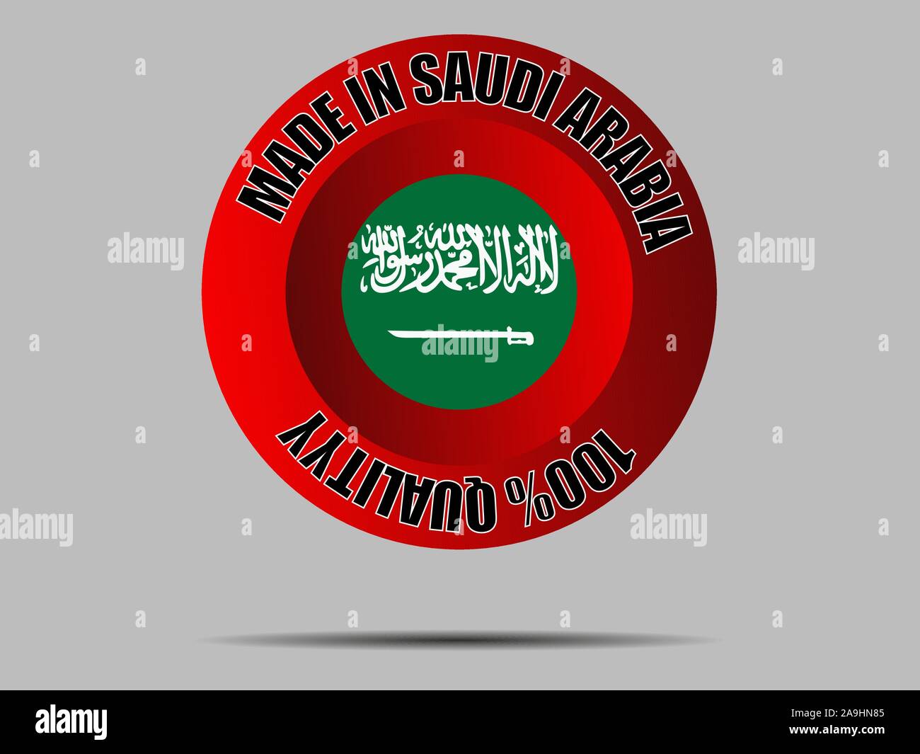 Beautiful national flag of Kingdom of Saudi Arabia. original colors and ...