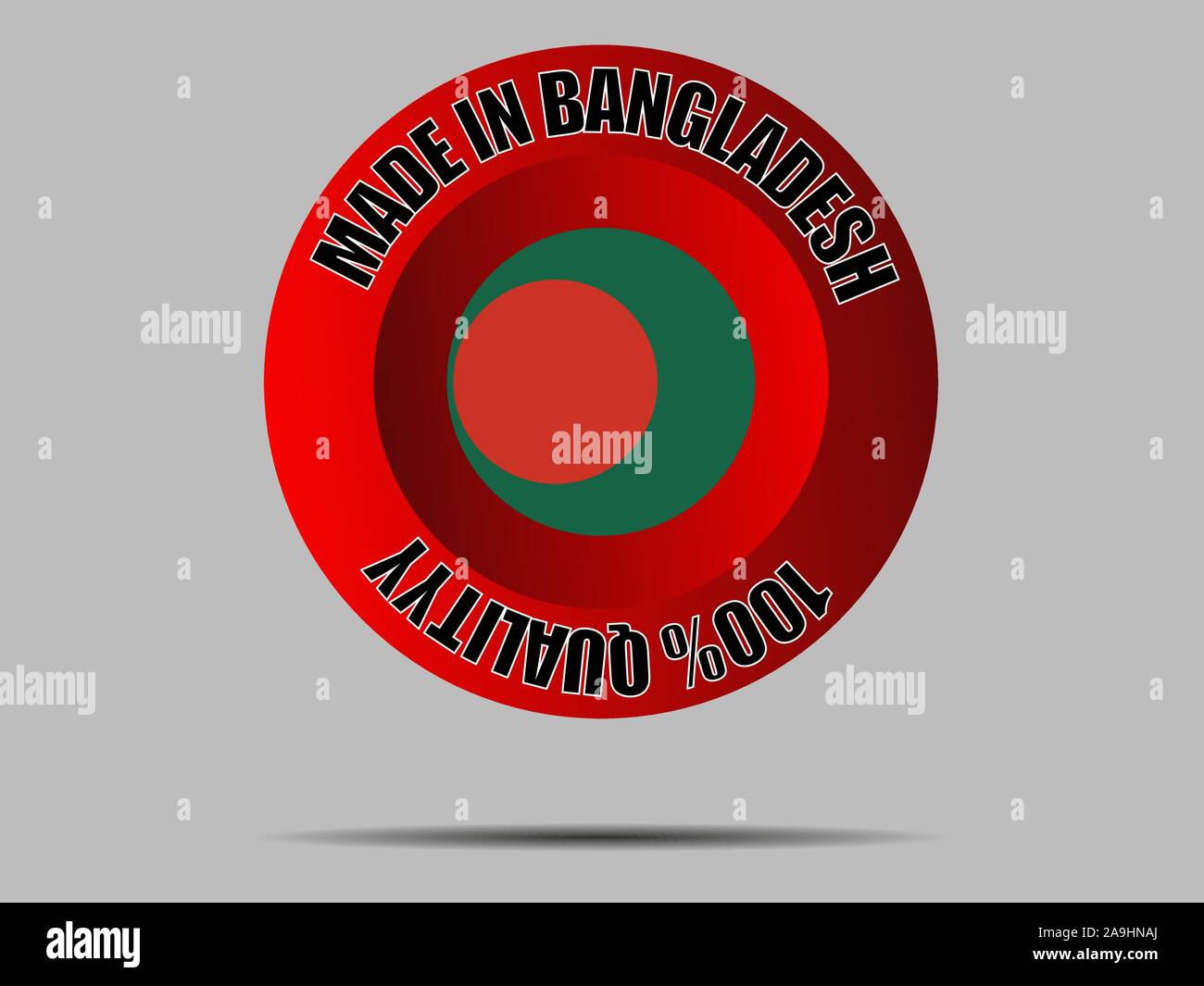 National flag of Peoples Republic of Bangladesh. original colors and ...
