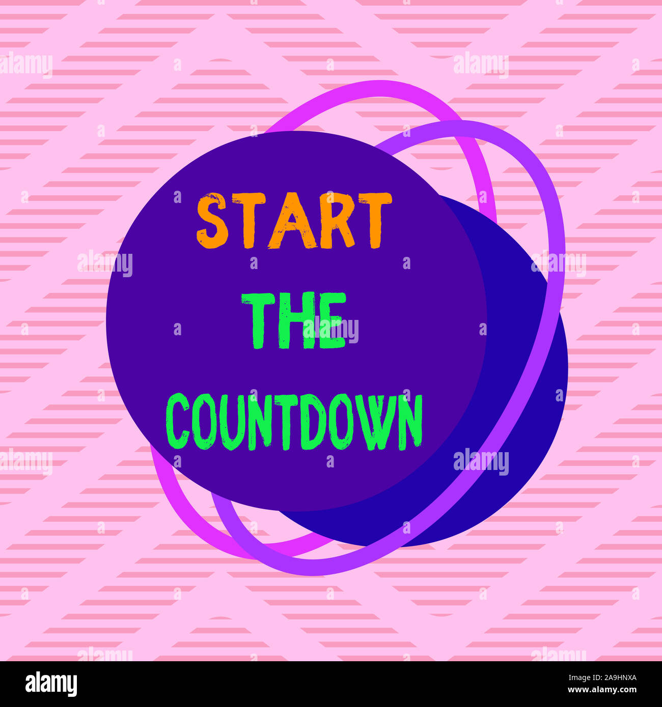 Handwriting text Start The Countdown. Conceptual photo Sequence of ...
