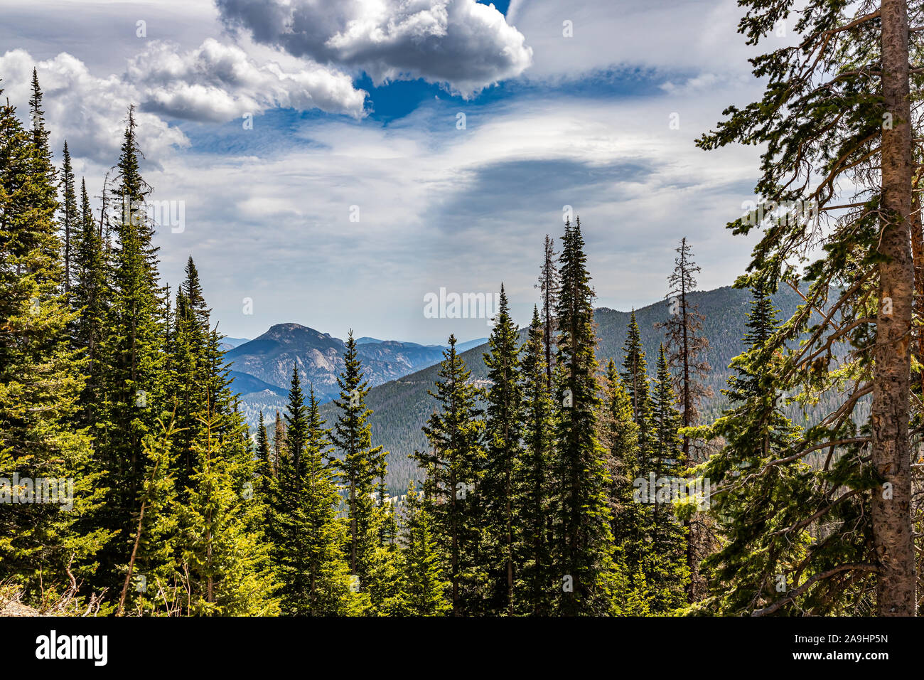 Rocky Mountain National Park Trail Ridge Road High Resolution Stock ...