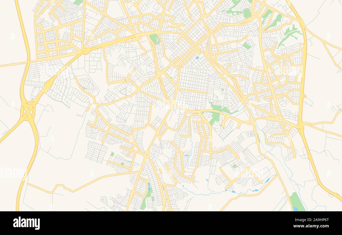 Limeira street map hi-res stock photography and images - Alamy