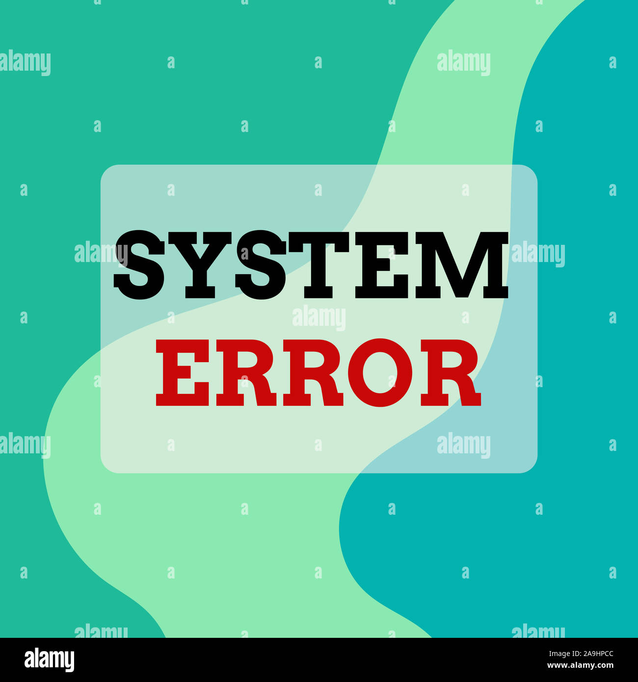 Text sign showing System Error. Business photo showcasing instruction ...