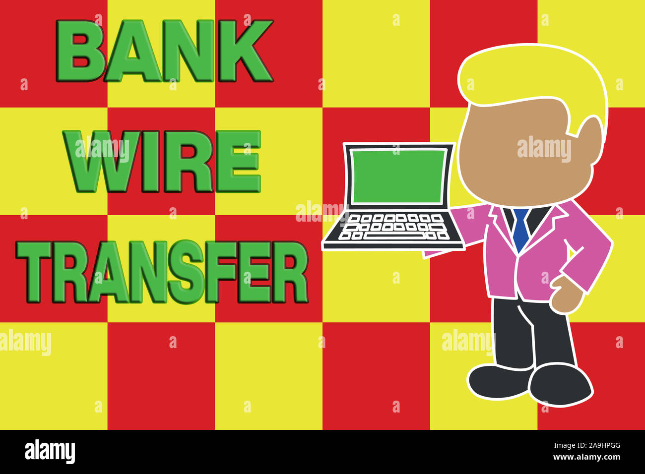 Handwriting text writing Bank Wire Transfer. Conceptual photo ...