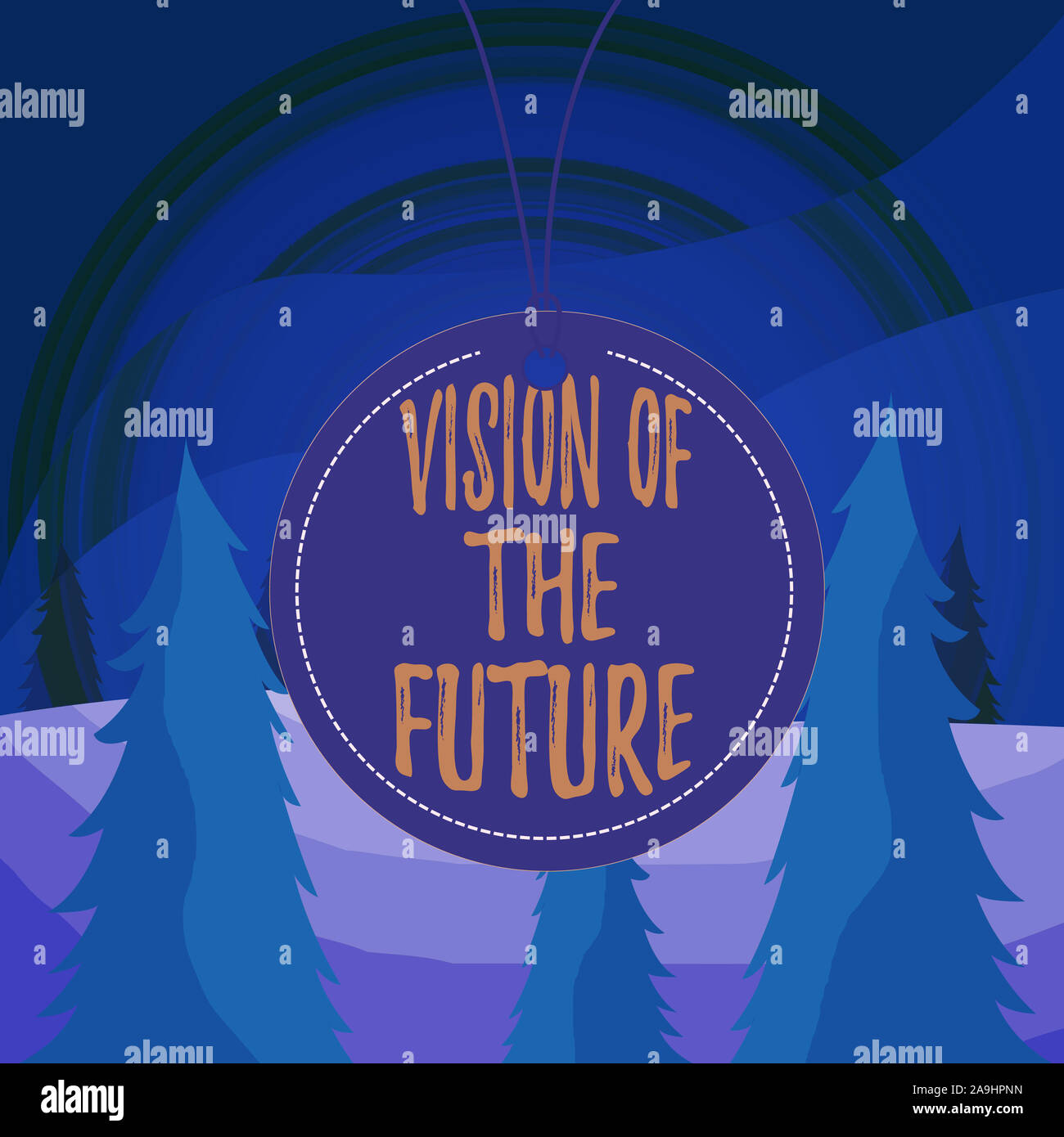 Word writing text Vision Of The Future. Business photo showcasing ...