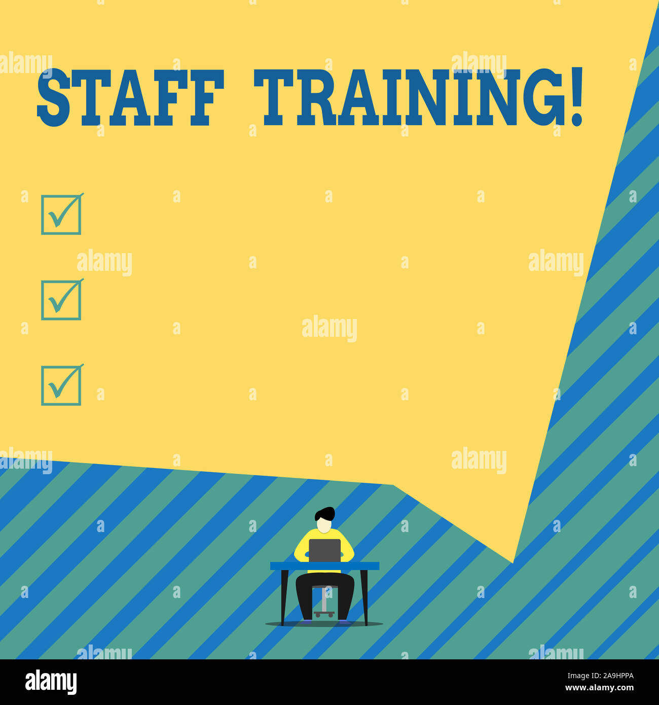 Handwriting text Staff Training. Conceptual photo learn specific ...