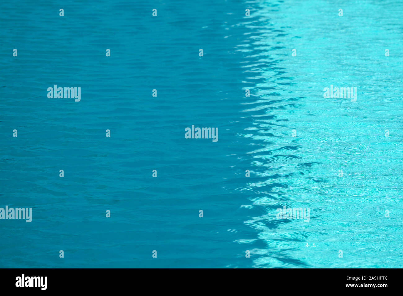 wave moving by wind on water surface of the swimming pool Stock Photo ...