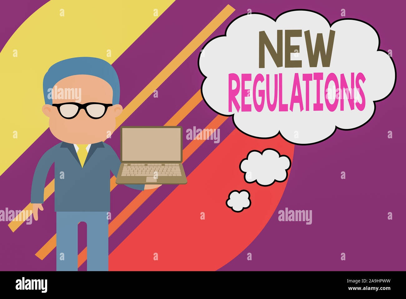 Handwriting text writing New Regulations question. Conceptual photo ...