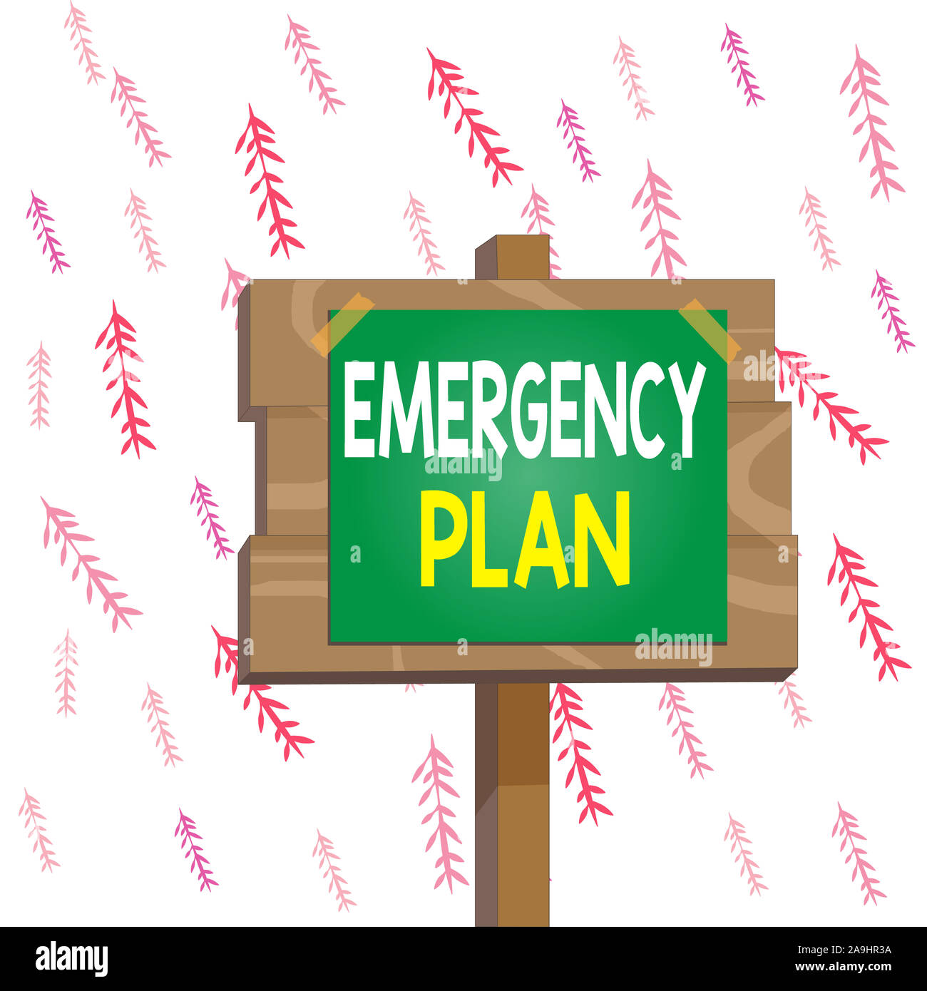 Emergency procedures handwriting Cut Out Stock Images & Pictures - Alamy