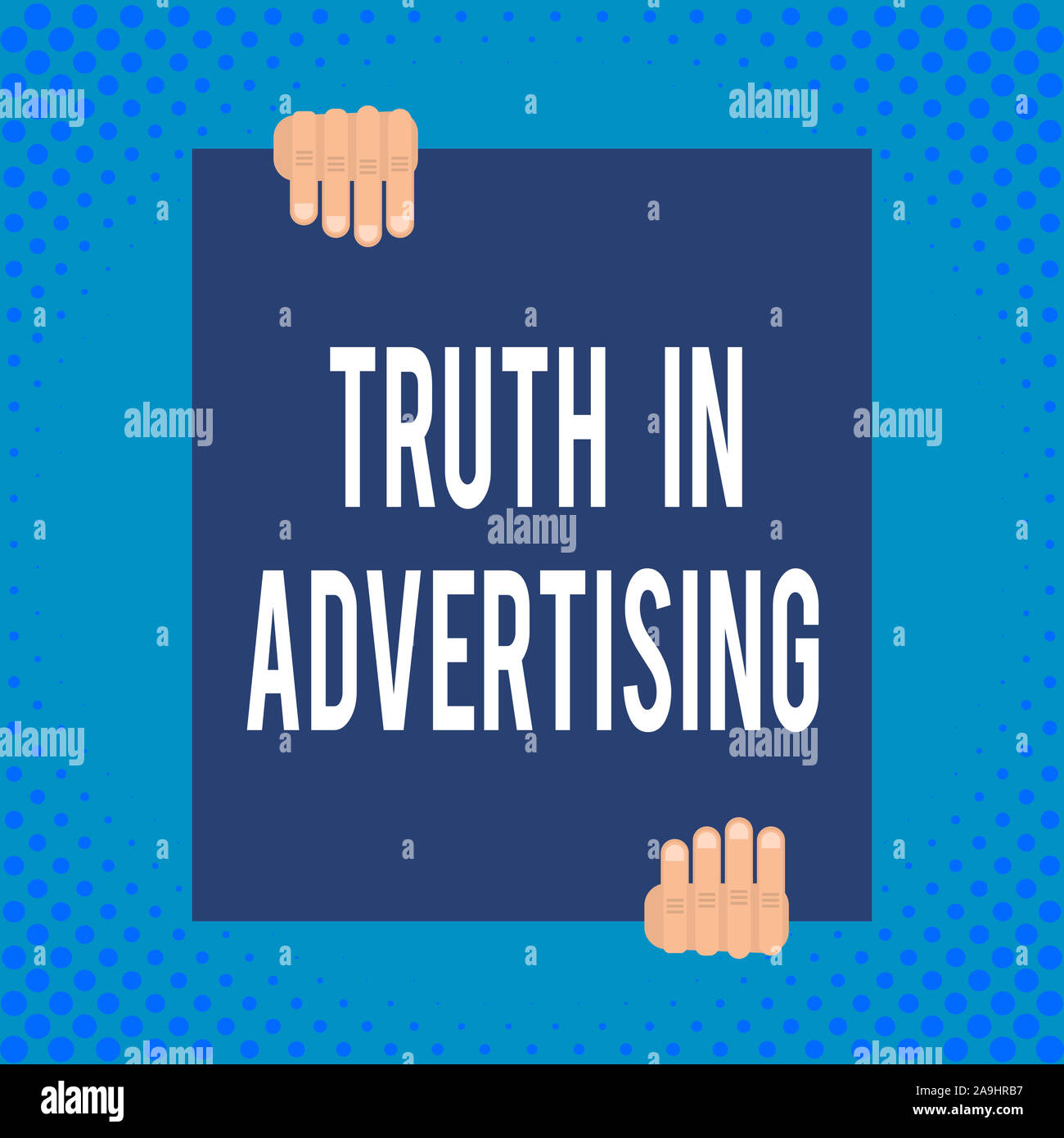 Word writing text Truth In Advertising. Business photo showcasing ...