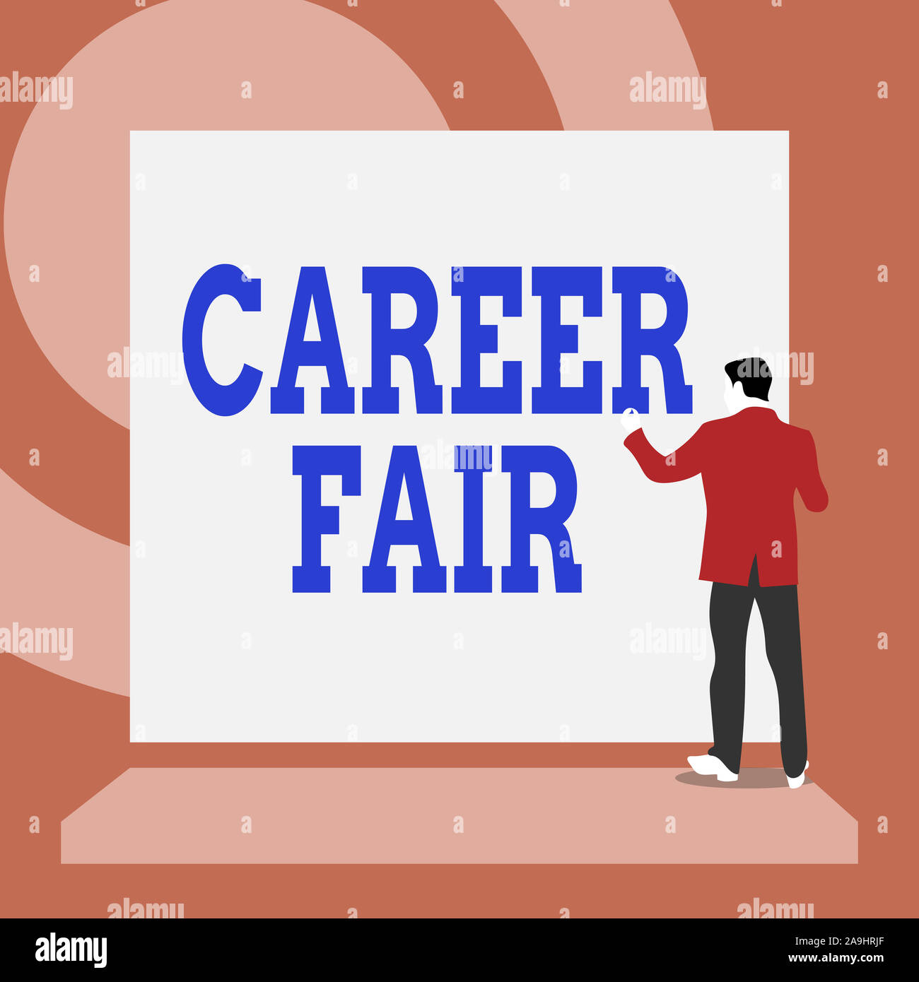 Handwriting text writing Career Fair. Conceptual photo an event at ...
