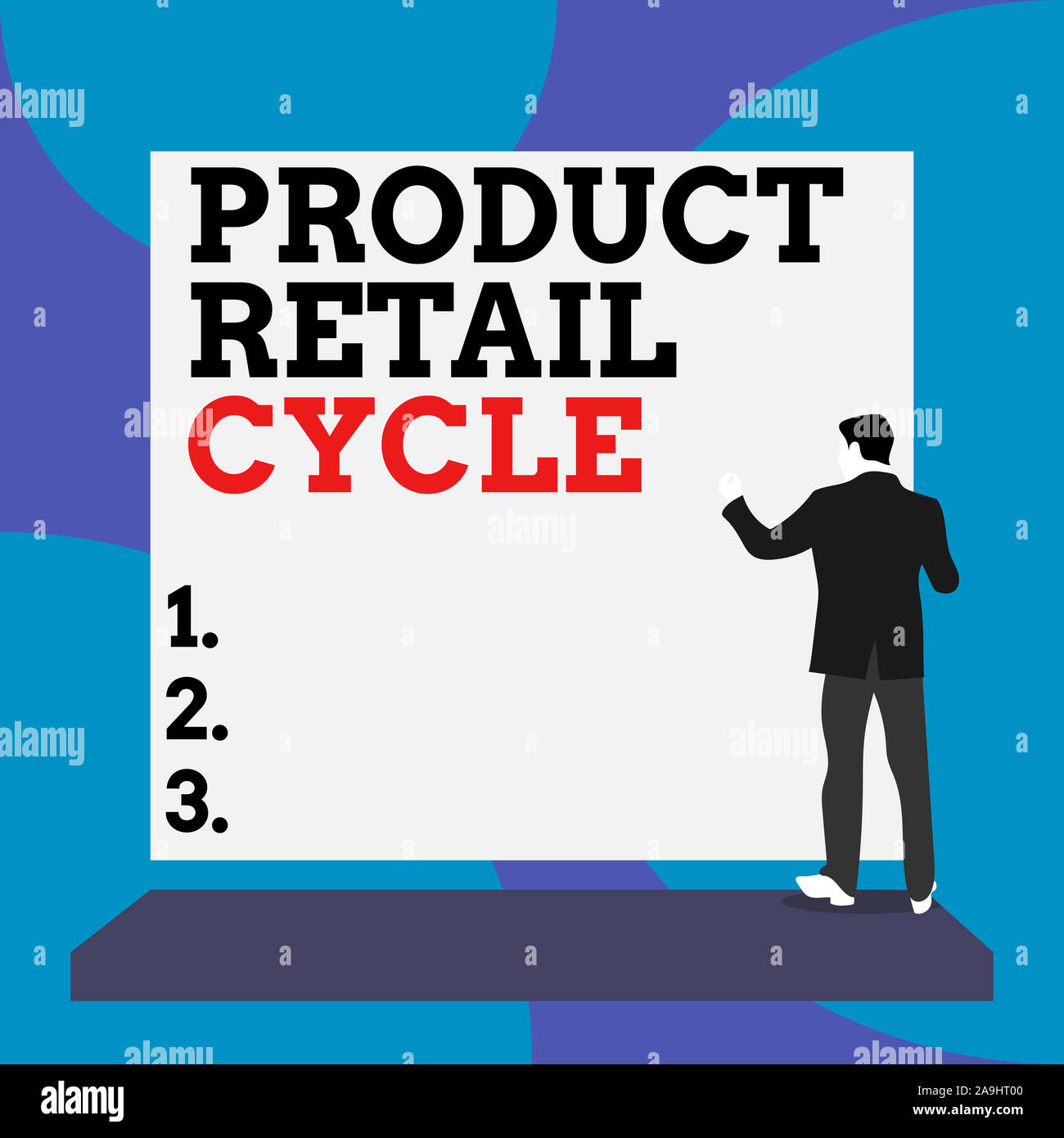 Conceptual hand writing showing Product Retail Cycle. Concept meaning ...