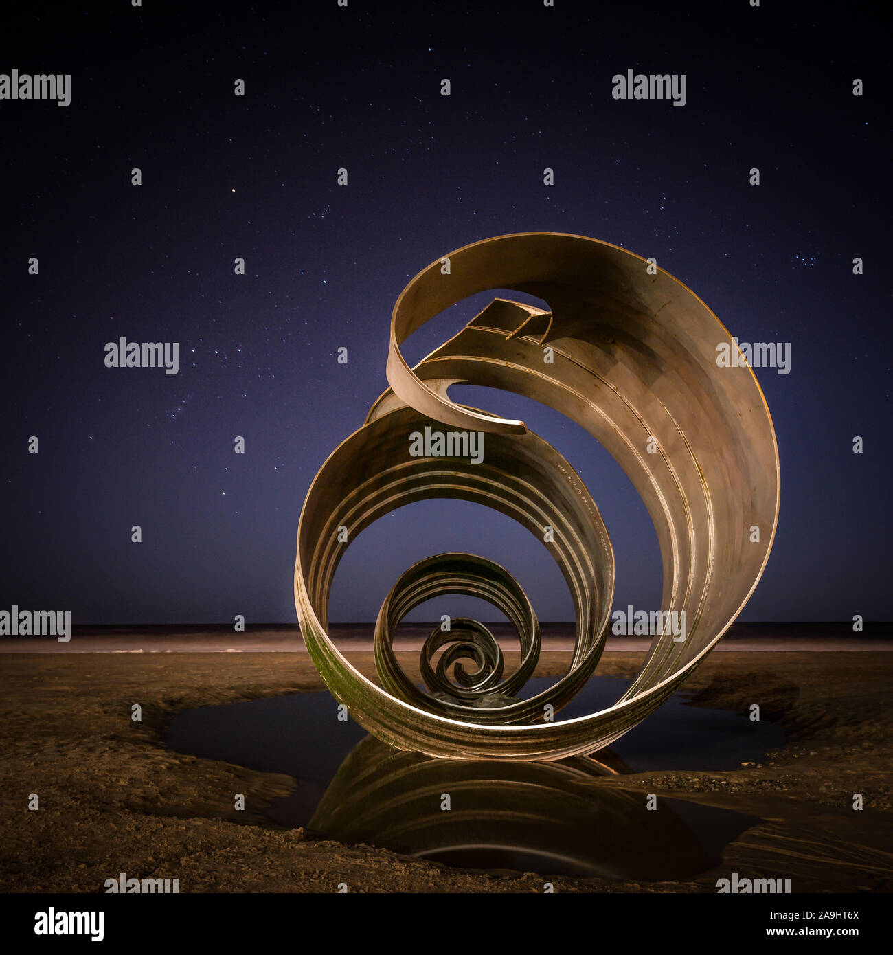 Mary's shell, a public art installation by Stephen Broadbent, on the ...