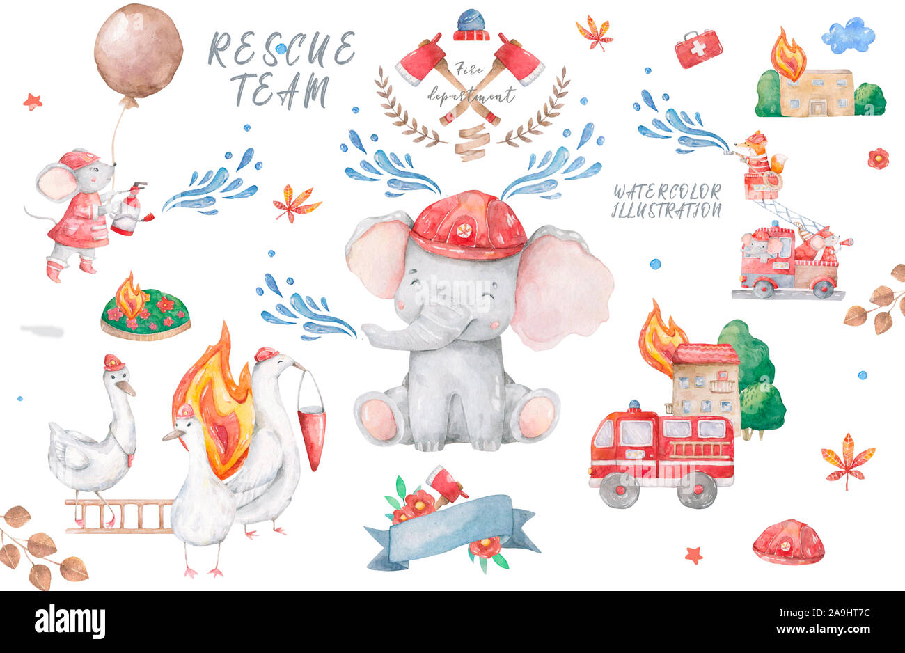 Fireman child drawing hi-res stock photography and images - Alamy