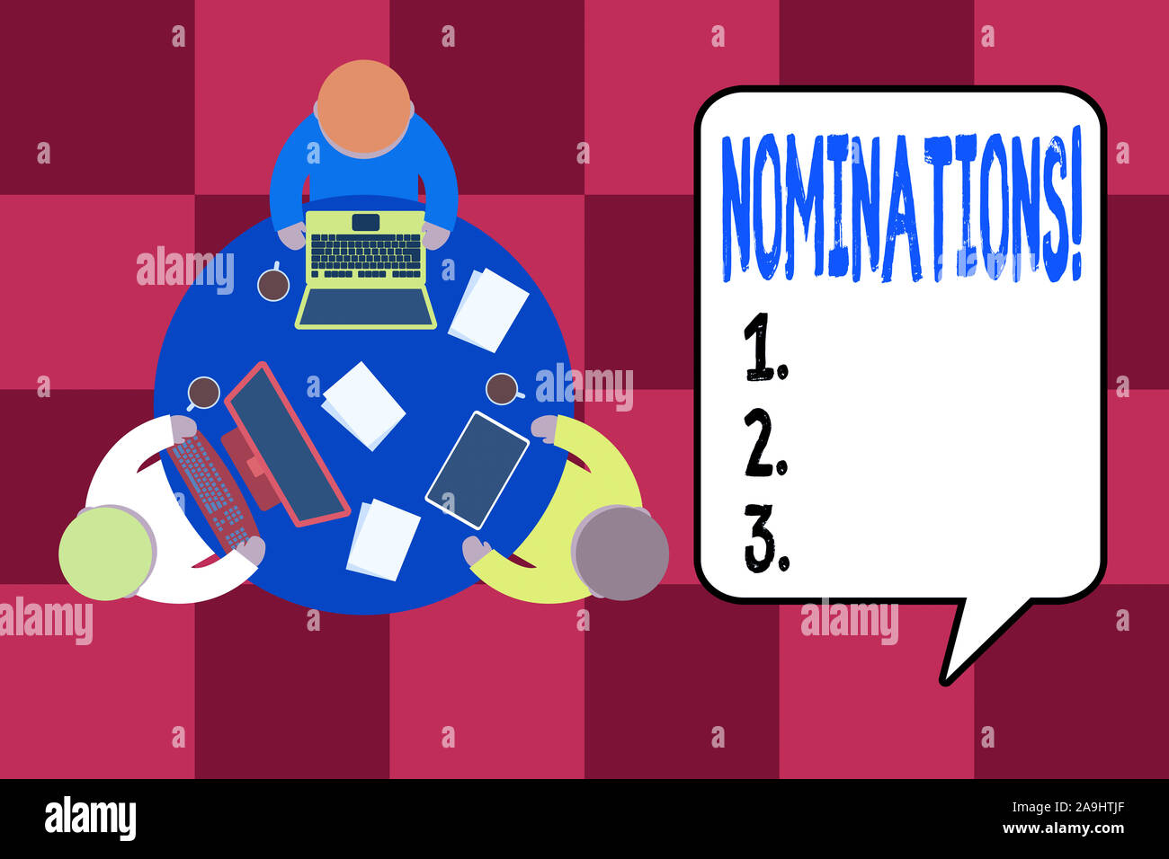 Voting round table hi-res stock photography and images - Alamy