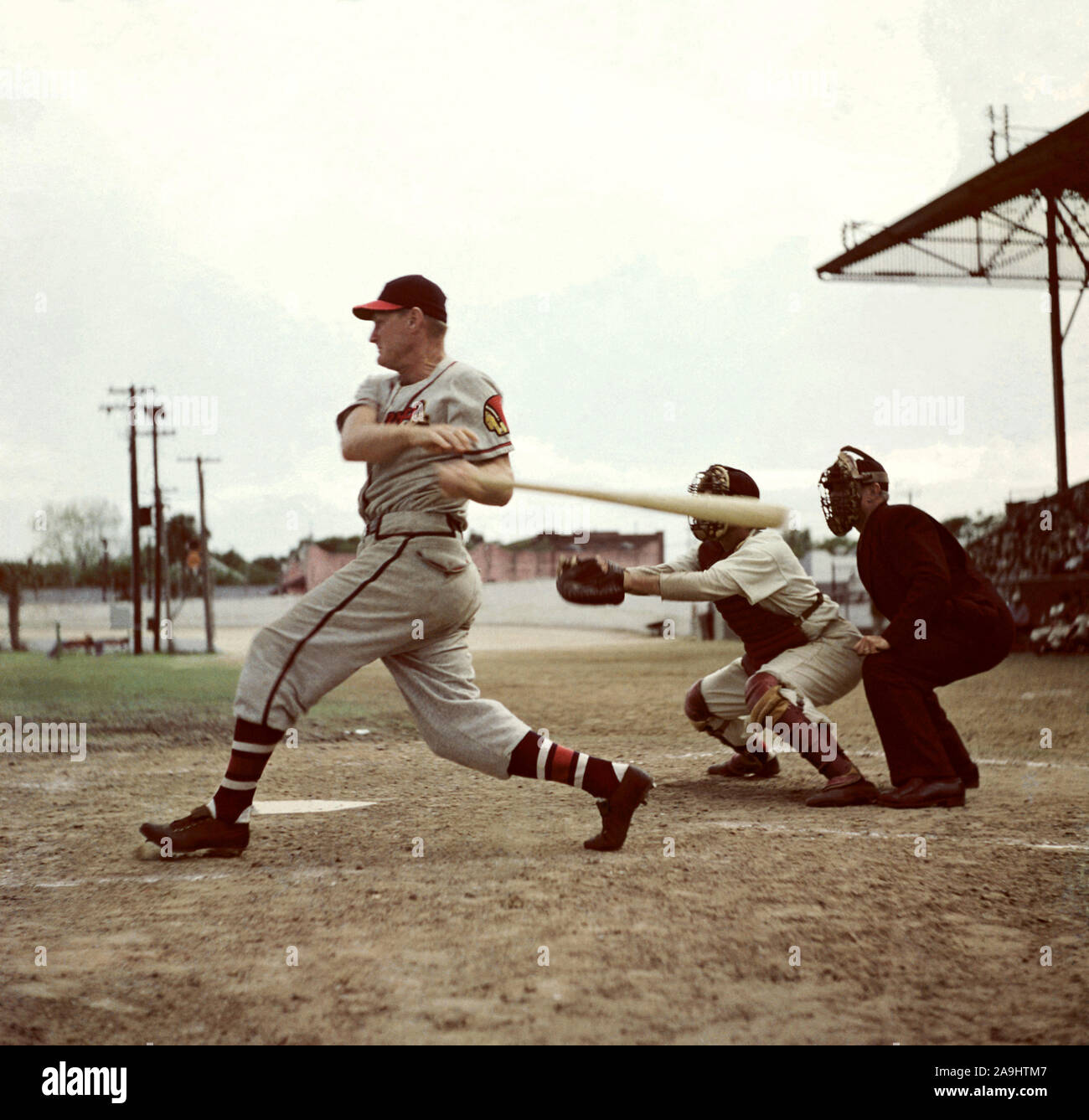 1950s baseball game hi-res stock photography and images - Alamy