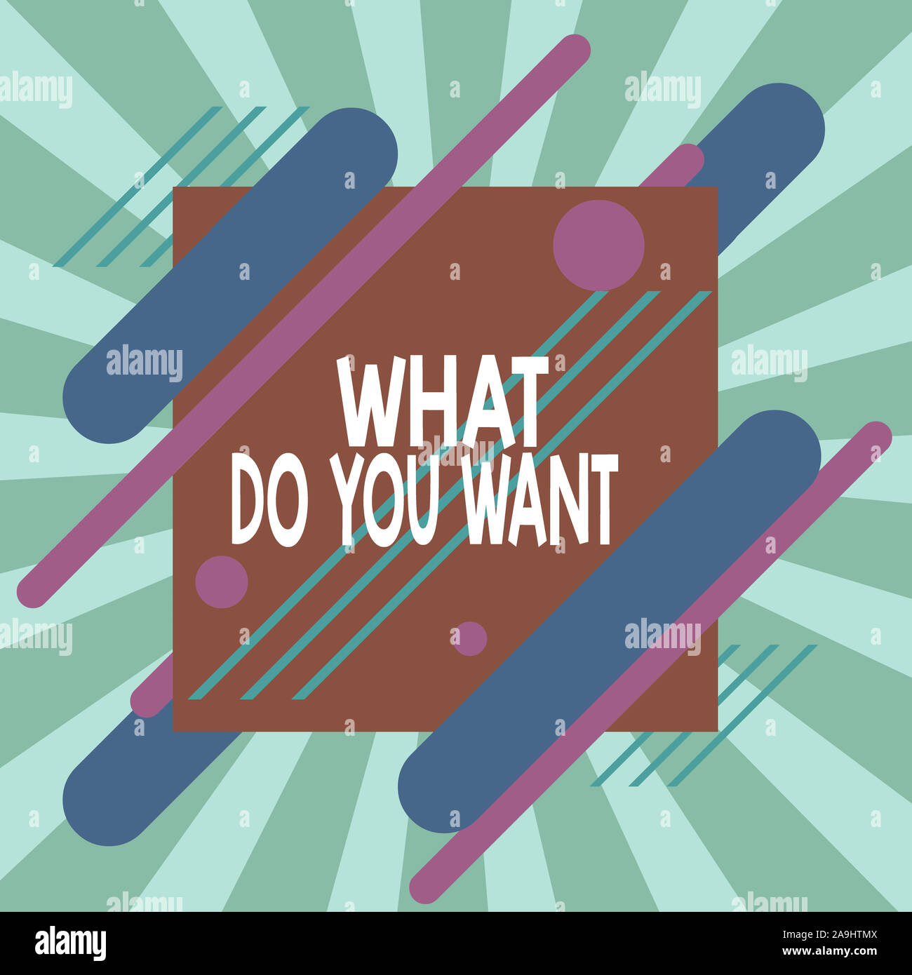 Text sign showing What Do You Want. Business photo text used for ...