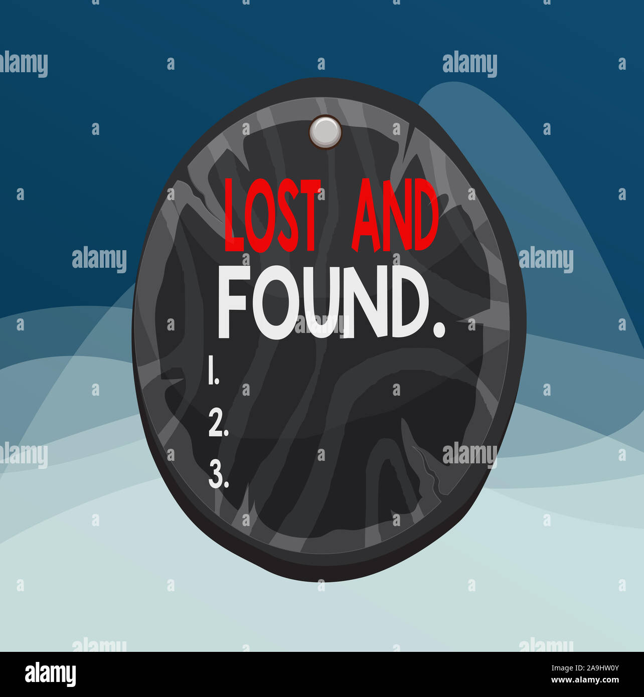 Writing note showing Lost And Found. Business concept for a place where ...