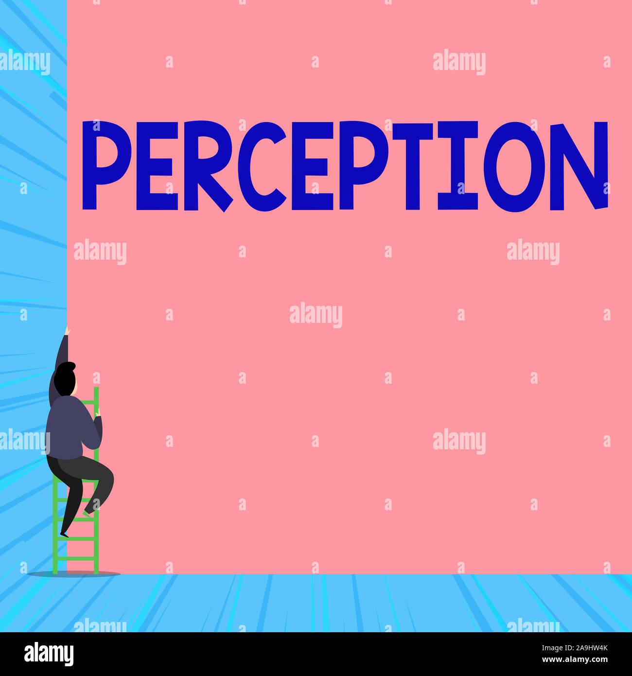 Text sign showing Perception. Business photo showcasing individuals ...