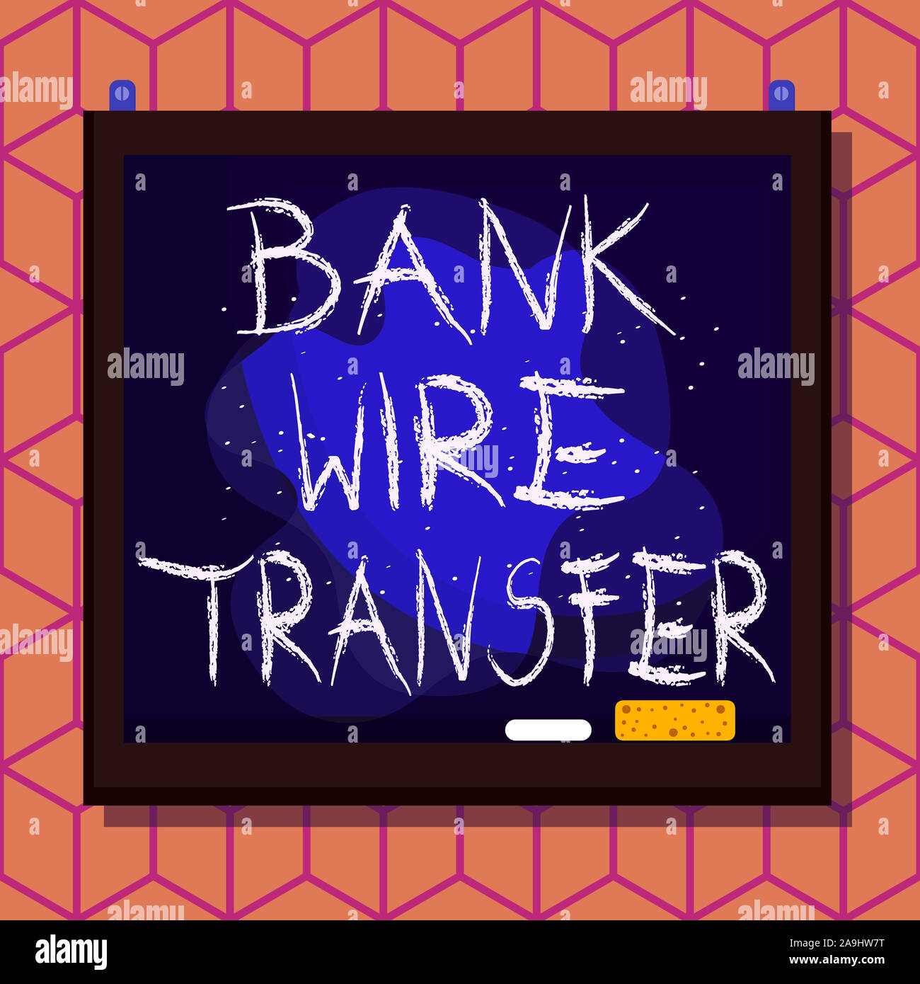 Conceptual hand writing showing Bank Wire Transfer. Concept meaning ...