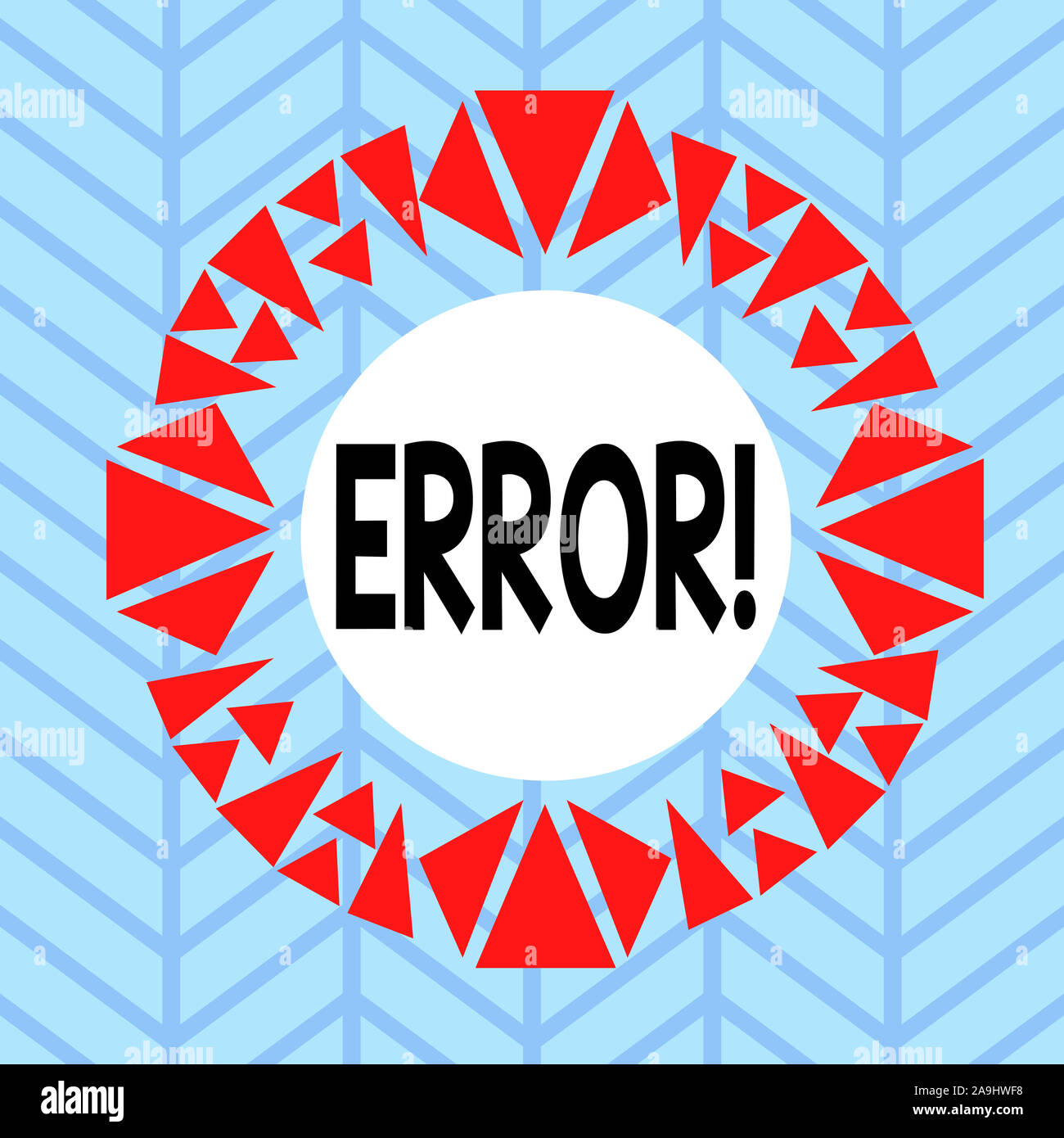 Text sign showing Error. Business photo showcasing state or condition ...