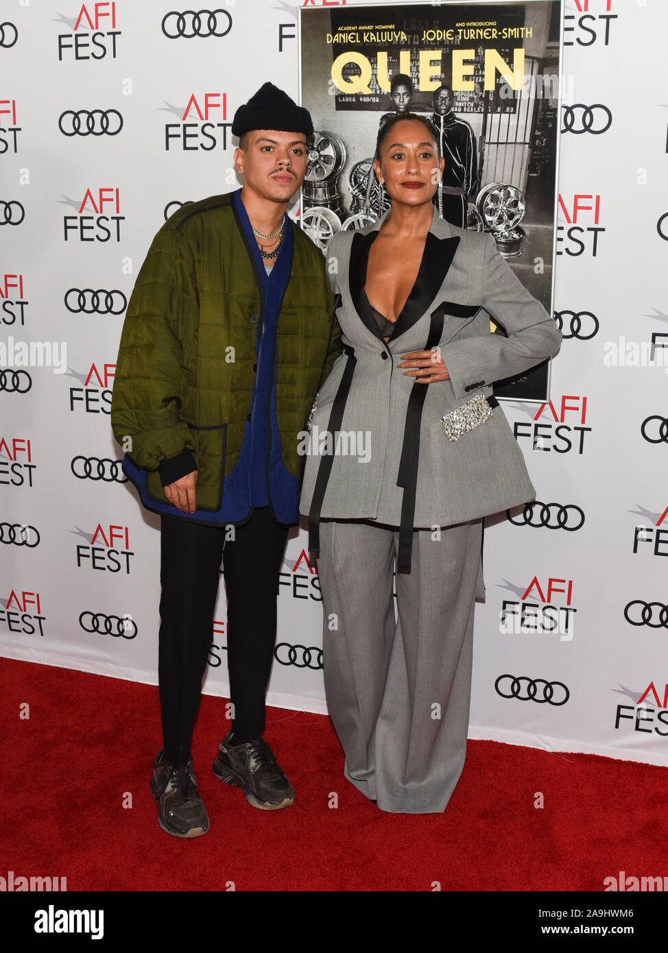 November 14, 2019, Hollywood, California, USA: Evan Ross and Tracee ...