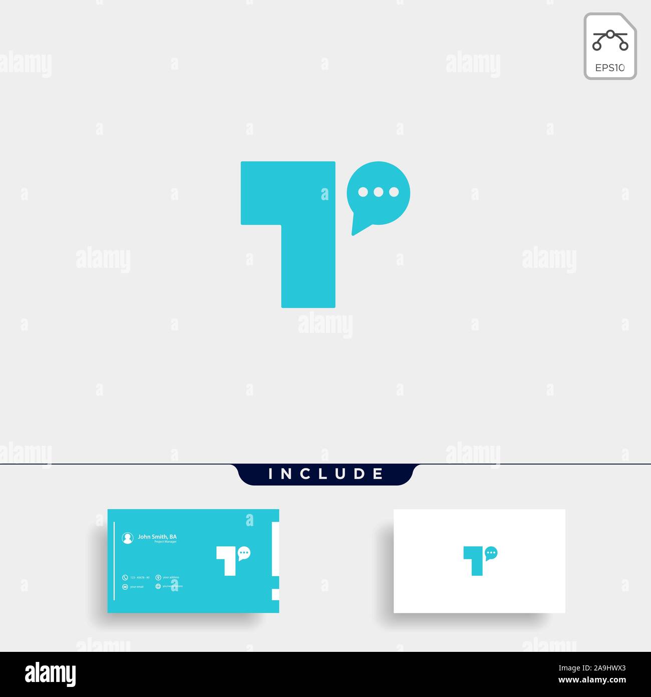 Letter T Chat Logo Template Vector Design Stock Vector Image & Art - Alamy