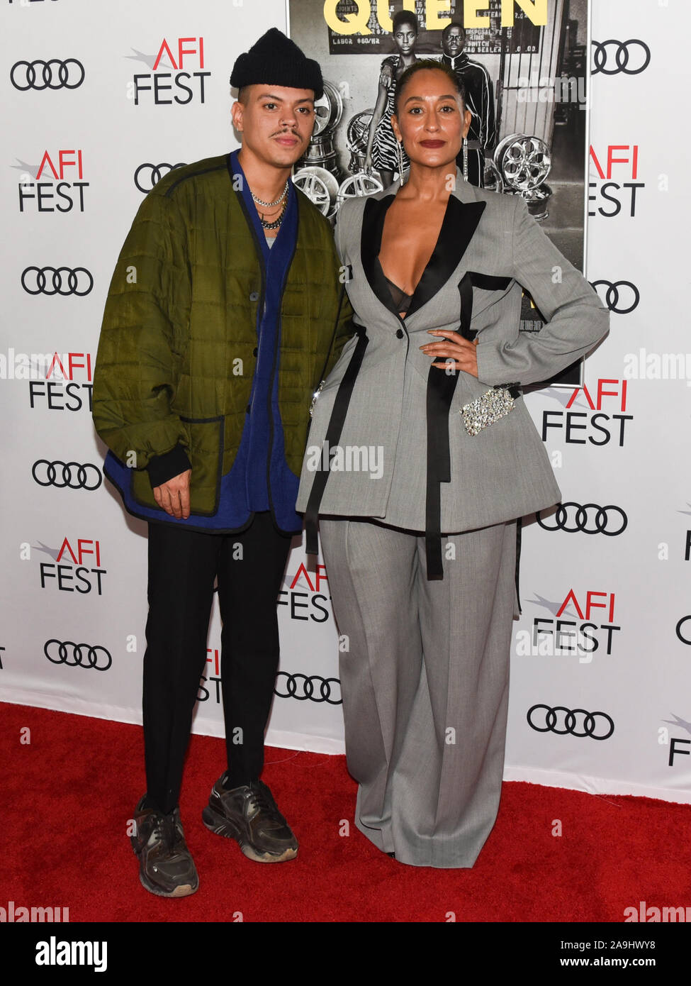 November 14, 2019, Hollywood, California, USA: Evan Ross and Tracee ...