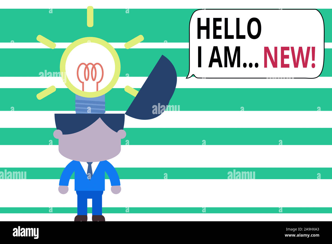 New student introducing Cut Out Stock Images & Pictures - Alamy