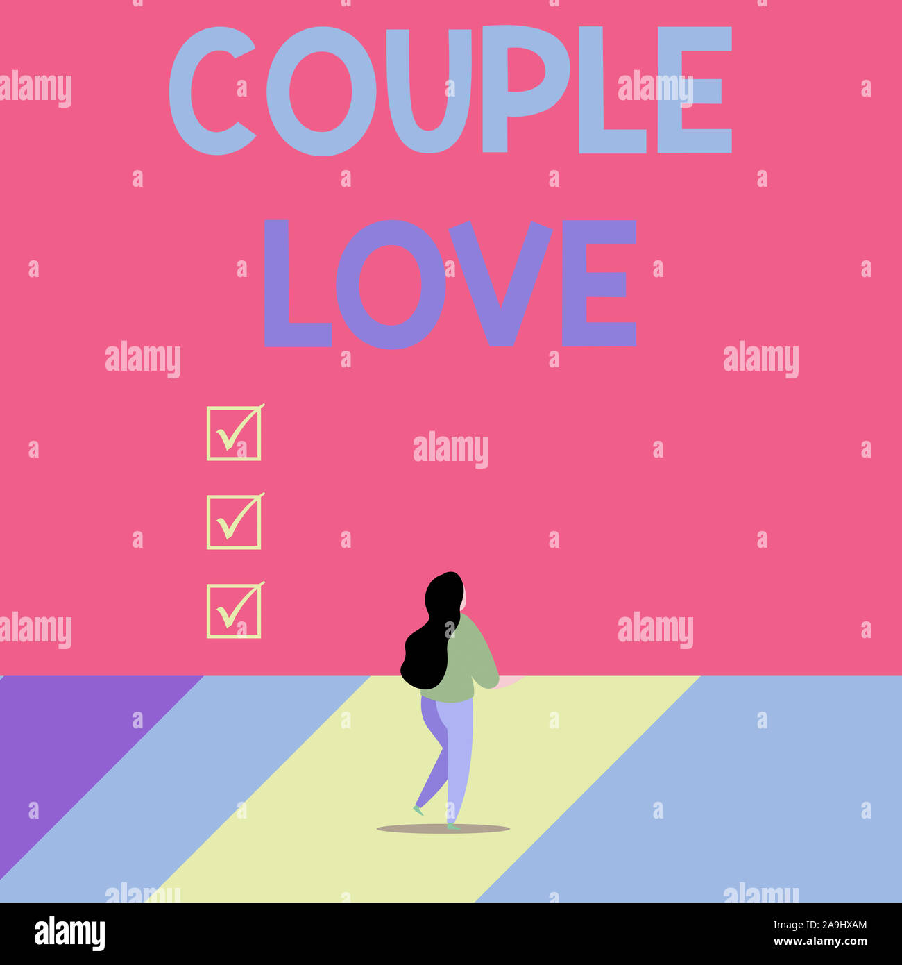 Word writing text Couple Love. Business photo showcasing two showing ...