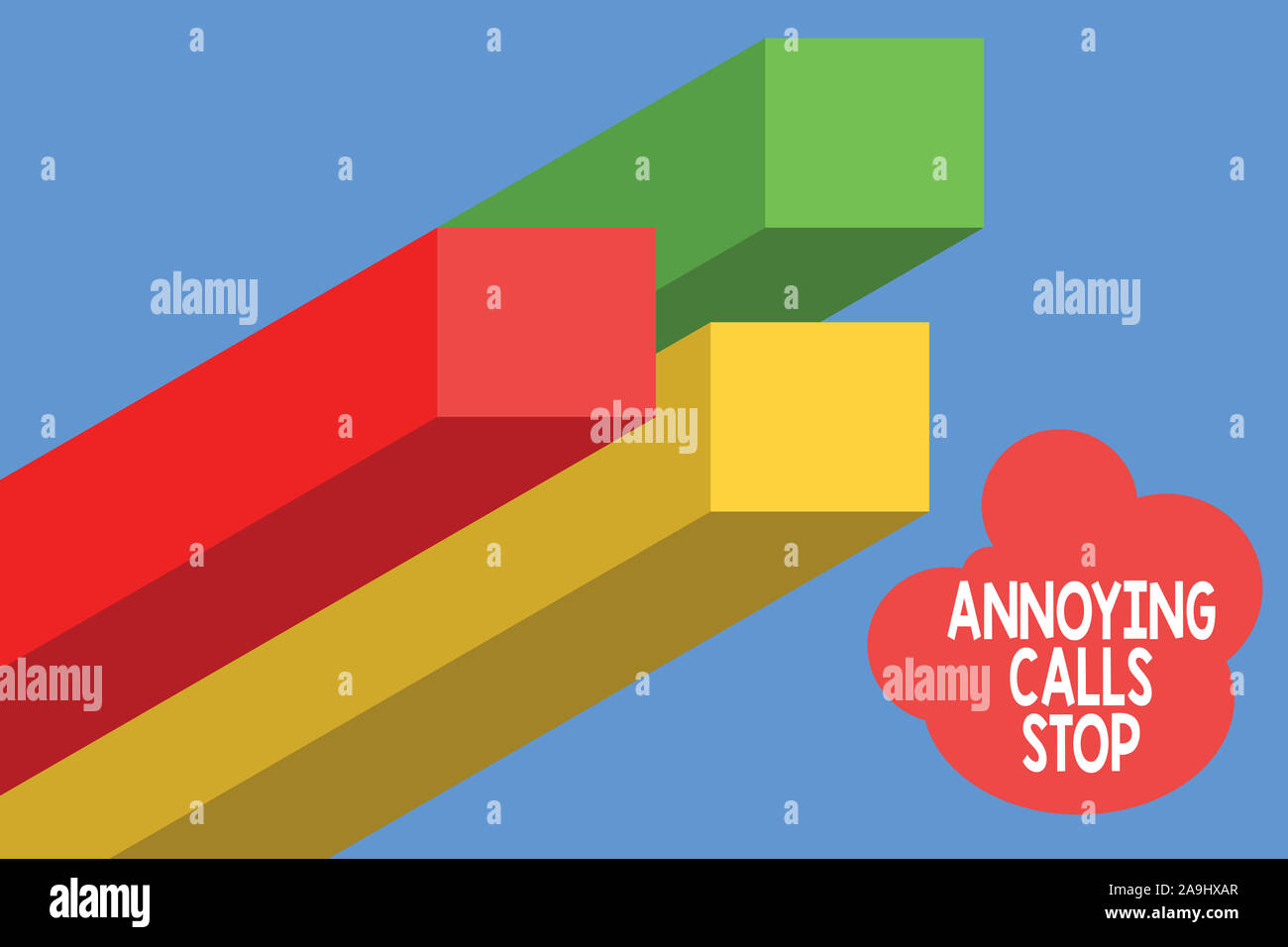 Handwriting text writing Annoying Calls Stop. Conceptual photo Prevent ...