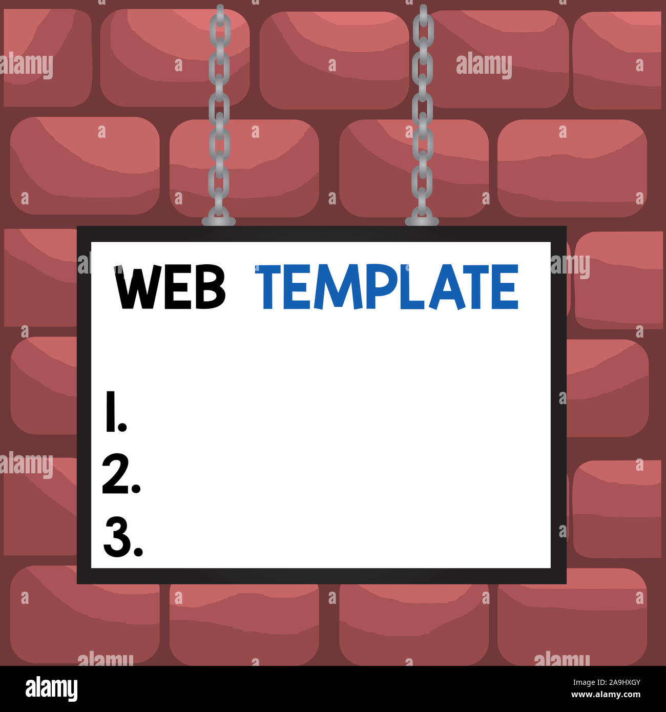 Handwriting text Web Template. Conceptual photo predesigned or plug in ...