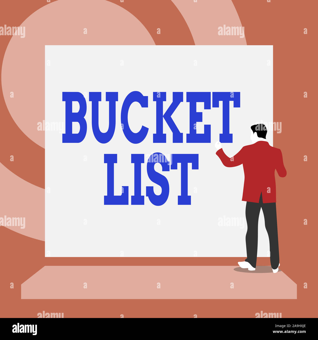 Handwriting text writing Bucket List. Conceptual photo a list of the ...