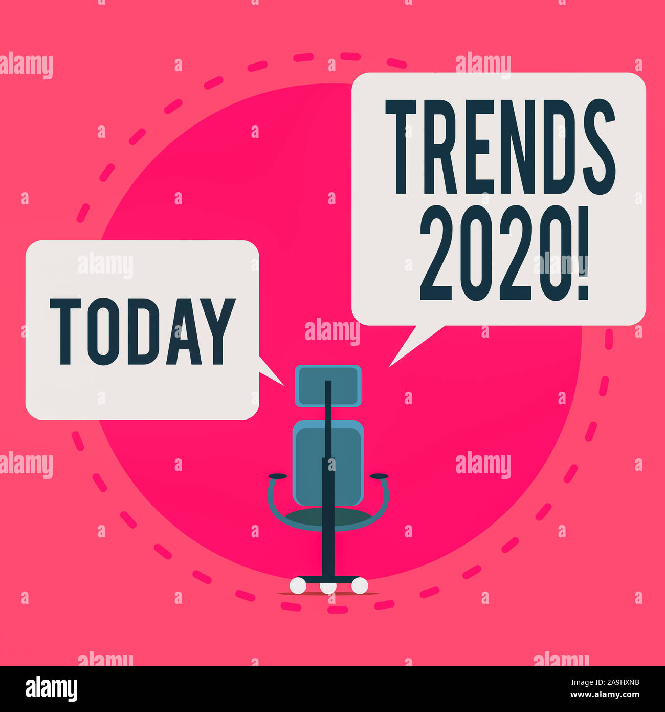Word writing text Trends 2020. Business photo showcasing general ...